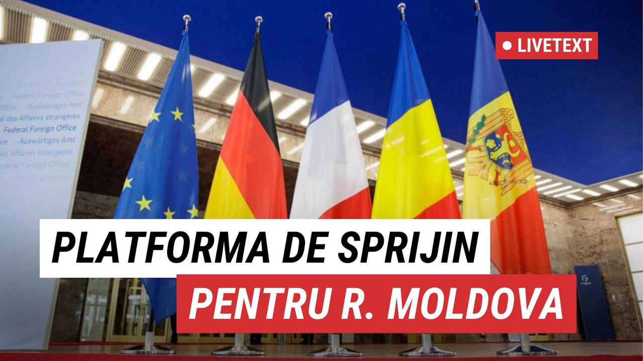 LIVE TEXT. Reprezentanți ai 30 de state și organizații vin să ofere ajutor R. Moldova. Se ...