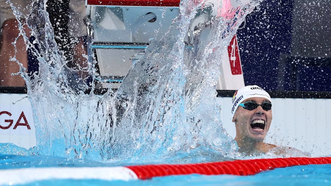 Jocurile Olimpice: Înotătorul român David Popovici a câștigat medalia de bronz la 100 de metri liber