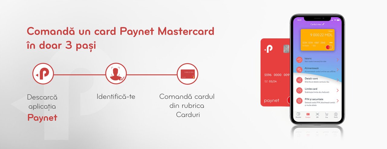 Identificarea digitală a clientului — disponibilă din aplicația Paynet